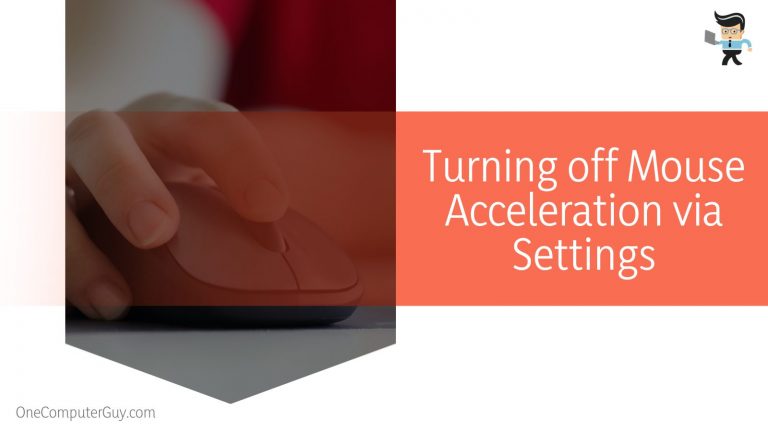 How To Turn off Mouse Acceleration in Windows 11?