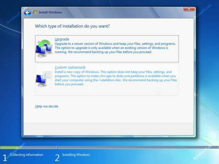 Windows7 Basic Installation Steps - One Computer Guy