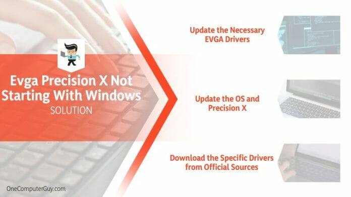 Evga Precision X Not Starting With Windows? Discover Fixes