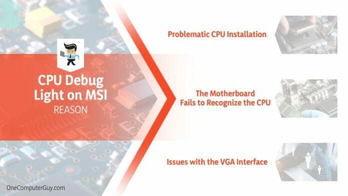CPU Debug Light on MSI Motherboards: Debugging Your Setup