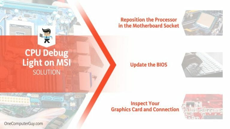 CPU Debug Light on MSI Motherboards: Debugging Your Setup