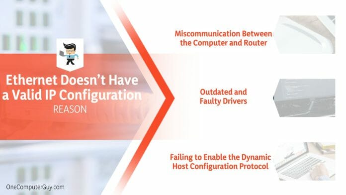 Ethernet Doesnt Have A Valid Ip Configuration Proven Fixes