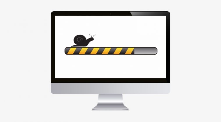 What is the recommended solution if a computer performs slowly